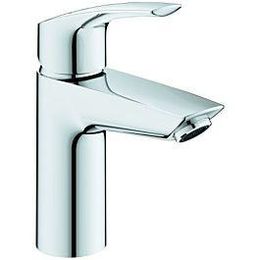 Grohe Eurosmart Waschtischarmatur 24192003 chrom, 1/2", S-Size, ohne Ablaufgarnitur, glatter Körper