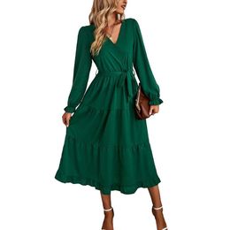 Orient Phoenix Midikleid Damen Boho-Kleid