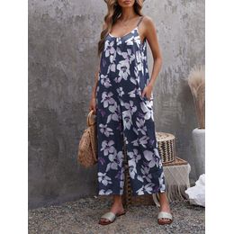 FIDDY Jumpsuit Damen-Jumpsuits – Sommer-Jumpsuits mit V-Ausschnitt