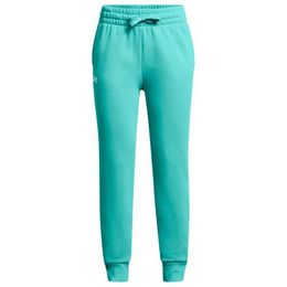 Under Armour - Kid's Rival Fleece Joggers - Trainingshose Gr S türkis