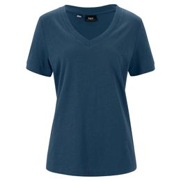 bonprix T-Shirt mit V-Ausschnitt