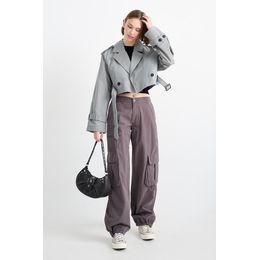 Clockhouse-Cargohose-Mid Waist-Relaxed Fit