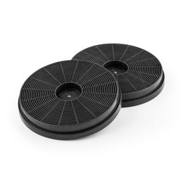Klarstein - Aktivkohle-Filter für Dunstabzugshauben Victoria & DeLorean 2x Filter Umluftbetrieb - Schwarz