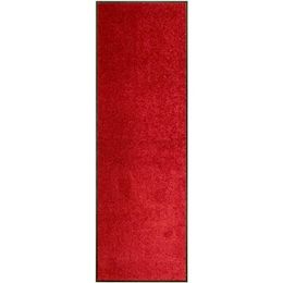Bonnevie - Fußmatte,Türvorleger Waschbar Rot 60x180 cm vidaXL