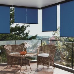 Balkon-Seitenmarkise,Windschutz Sonnenschutz Markise 170x250 cm Blau vidaXL