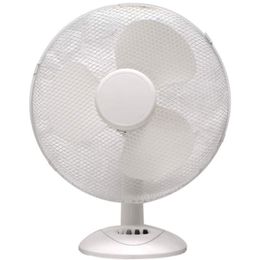 Coolserie - Tischventilator cool serie 30 cm 3 Stufen weiss - Weiss