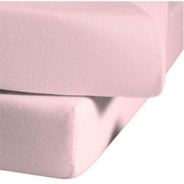 Fleuresse - Mako-Jersey-Spannlaken Jenny c Farbe rose 4040 200 x 200 cm