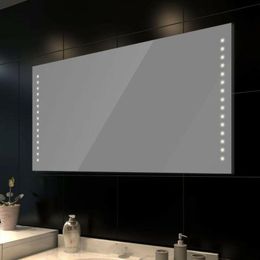 Sweiko - Badspiegel mit LED-Leuchten 100x60 cm 08242