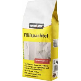 Primaster - Füllspachtel 5kg auf Naturgipsbasis Füllen, Glätten, Kleben Innen