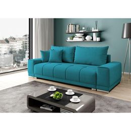 Sofa muschio 3-Sitzer Schlafsofa mit Schlaffunktion Bettkasten Couch OR85 - Furnix