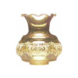 Ltde - Lampenschirm aus Glas miss amber 14,5x12cm