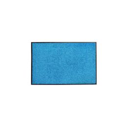 acerto ® - Schmutzfangmatte blau 90x120cm Fußmatte Türmatte Sauberlaufmatte