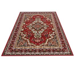 Teppich Home Affaire "Oriental" Teppiche Gr. B/L: 280 cm x 365 cm, 7 mm, 1 St., rot Orientalische Muster Orient-Optik, mit Bordüre, Teppich, Kurzflor, Weich, Pflegeleicht