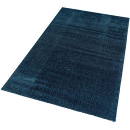 Teppich Astra "Savona 180" Teppiche Gr. B/L: 133 cm x 190 cm, 20 mm, 1 St., blau (navy) Esszimmerteppiche
