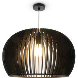 Pendelleuchte Paco Home "PULU" Lampen Gr. Ø 45 cm Höhe: 27,5 cm, schwarz Pendelleuchten und Hängeleuchten