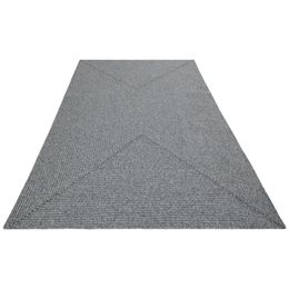Teppich NORTHRUGS "Trenzado" Teppiche Gr. B/L: 200 cm x 290 cm, 10 mm, 1 St., grau (hellgrau) Esszimmerteppiche