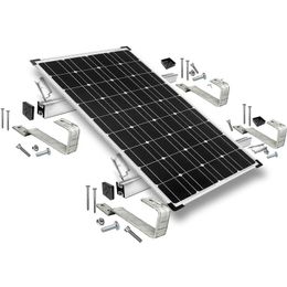 Offgridtec - Befestigungs-Set für 1 Solarmodul - für Biberschwanz Ziegel für Solarmodule mit 40mm Rahmenhöhe
