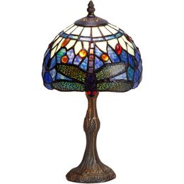 Fijalo - Kleinere Tischlampe in Form eines Tiffany -Durchmessers 20 cm Pedrera -Serie enthält nicht die Ansammlung, die erforderlich ist, nein