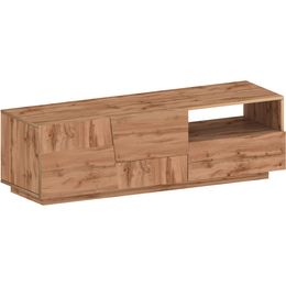 Lowboard Tecnos "Pongo" Sideboards Gr. B/H/T: 150 cm x 46 cm x 44,2 cm, 1, braun (oak wotan) Lowboards
