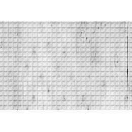 ARCHITECTS PAPER Fototapete "Atelier 47 Square Wood 2" Tapeten Gr. B/L: 4 m x 2,7 m, schwarz (hellgrau, schwarz) Fototapeten
