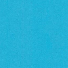 A.S. Création Türkise Tapete einfarbig | Vlies Unitapete in Blau für Kinderzimmer und Badezimmer | Moderne Vliestapete in Leinenoptik in Türkis - 10,05 x 0,53 m