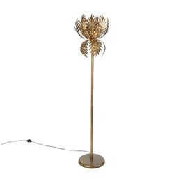 Qazqa Vintage Stehlampe Gold - Botanica Simplo - Gold/Messing