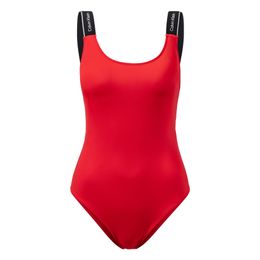 Badeanzug Calvin Klein Swimwear "ONE PIECE-RP" Gr. XXL (46), N-Gr, rot (cajun red) Damen Badeanzüge Ocean Blue