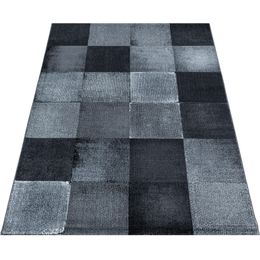 Teppich Ayyildiz Teppiche "COSTA 3526" Teppiche Gr. B/L: 200 cm x 290 cm, 11 mm, 1 St., schwarz (black) Esszimmerteppiche