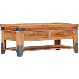 MAISONCHIC - Couchtisch Kaffeetisch Wohnzimmertisch 110x52x45 cm Massivholz Akazie TJHZS272967