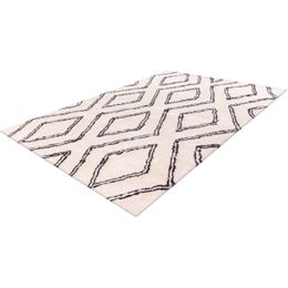 Hochflor-Teppich Calo-deluxe "Elvar-2000" Teppiche Gr. B/L: 120 cm x 170 cm, 27 mm, 1 St., beige (elfenbeinfarben) Esszimmerteppiche