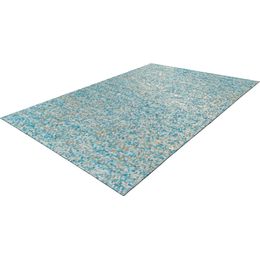 Fellteppich Calo-deluxe "Vezzana 615" Teppiche Gr. B/L: 80 cm x 150 cm, 5 mm, 1 St., blau (türkis) Esszimmerteppiche