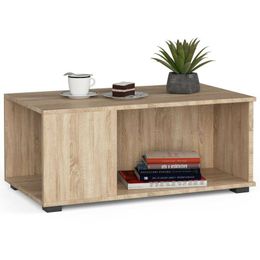 Couchtisch Holz | Juliet 90x38x51 cm | Schrank für Wohnzimmer | Schlafzimmer Schrank | Minimalistisch Modernes Design | Laminatplatte 16 mm | Farbe