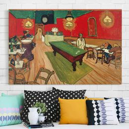 MICASIA Leinwandbild - Vincent van Gogh - Das Nachtcafé - Quer 2:3 Größe HxB: 80cm x 120cm