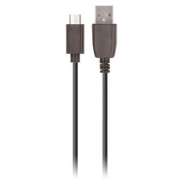 Usb Ladekabel Datenkabel Kabel Micro-USB 1M 2A Schnell Ladegerät kompatibel mit Smartphones Samsung Huawei lg Nokia etc. in Schwarz - Maxlife