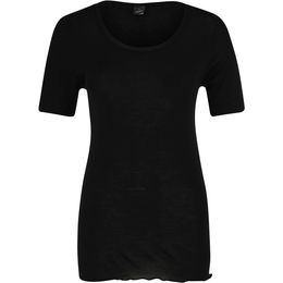 Calida True Confidence Unterhemd, Rundhals-Ausschnitt, uni, für Damen, schwarz, XS