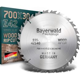 BAYERWALD WERKZEUGE Hm Kreissägeblatt - 700 x 4.2/3.2 x 30 Z42 wz