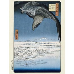 Close Up Hiroshige Kunstdruck Fukagawa Susaki and Jumantsubo Papier 250 gr. matt
