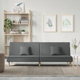 MAISONCHIC - Schlafsofa, Schlafcouch, Sofabett, Wohnzimmersofa Dunkelgrau Stoff WFV2566