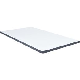 Boxspringbett-Matratzenauflage 200 x 120 x 5 cm - Weiß - Prolenta Premium