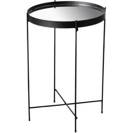 Boltze Gruppe - Beistelltisch Dekotisch schwarz Wohnzimmertisch Metall Modern Blumenständer Tisch schwarz, Eisen, LxBxH 37,5x37,5x60 cm