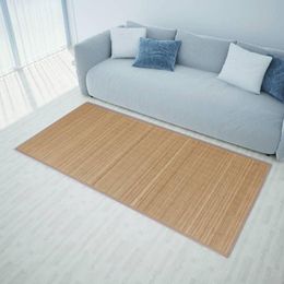 MAISONCHIC - Teppich,Wohnzimmer Teppiche,Fußmatte Bambus Braun Rechteckig 120x180 cm VESS497008