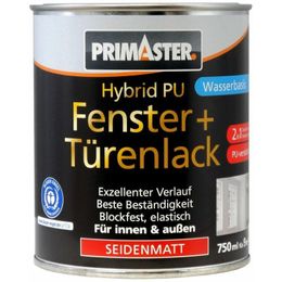 Primaster Hybrid-PU Fenster- u. Türenlack weiß 750 ml für Innen- und Außen Lack