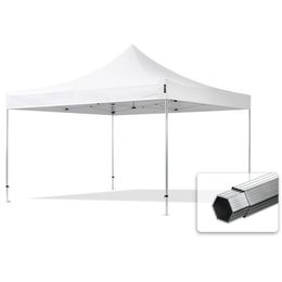 4x4 m Faltpavillon professional Alu 40mm, weiß - weiß