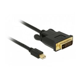 Kabel mini Displayport 1.1 Stecker dvi 24+1 Stecker schwarz 2 m (83989) - Delock