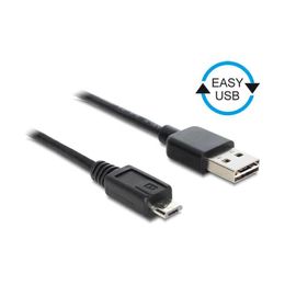 0.5m - USB2.0-A/USB2.0 Micro-B 0.5m usb a Micro-USB b Schwarz usb Kabel (85156) (85156) - Delock