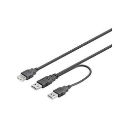 Ak 670X2-1 - usb 2.0 Kabel, 2x a Stecker auf a Buchse (93353) - goobay