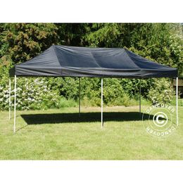 Dancover Faltzelt Faltpavillon Wasserdicht FleXtents Basic v.3, 3x6m Schwarz - Schwarz