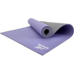 Reebok - Yoga-Matte 6 mm doppelseitig lila/grau