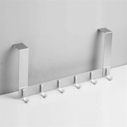 Türhaken, langlebige Türhaken aus Aluminiumlegierung für 35-45 mm dicke Türhänger zum Aufhängen von Mänteln, Hüten, Raumorganisatoren - Minkurow