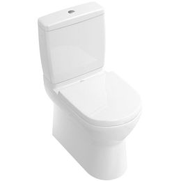 Villeroy & Boch Villeroy & Boch Tiefspül-WC-Kombi O.novo 360x640x400mm Oval bodenstehend Abgang waagerecht Weiß Alpin